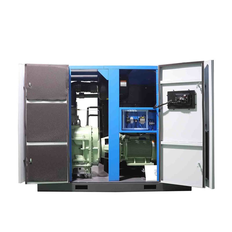 Compressor Two Stage Screw Air Compressor 75hp 55kw Pharmaceutical Two ...