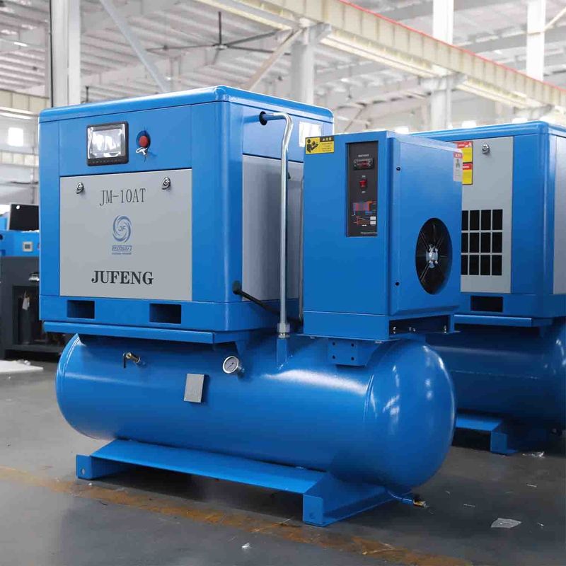 PM VSD Screw Type Compressor Rotorcomp All In One Air Compressor With ...