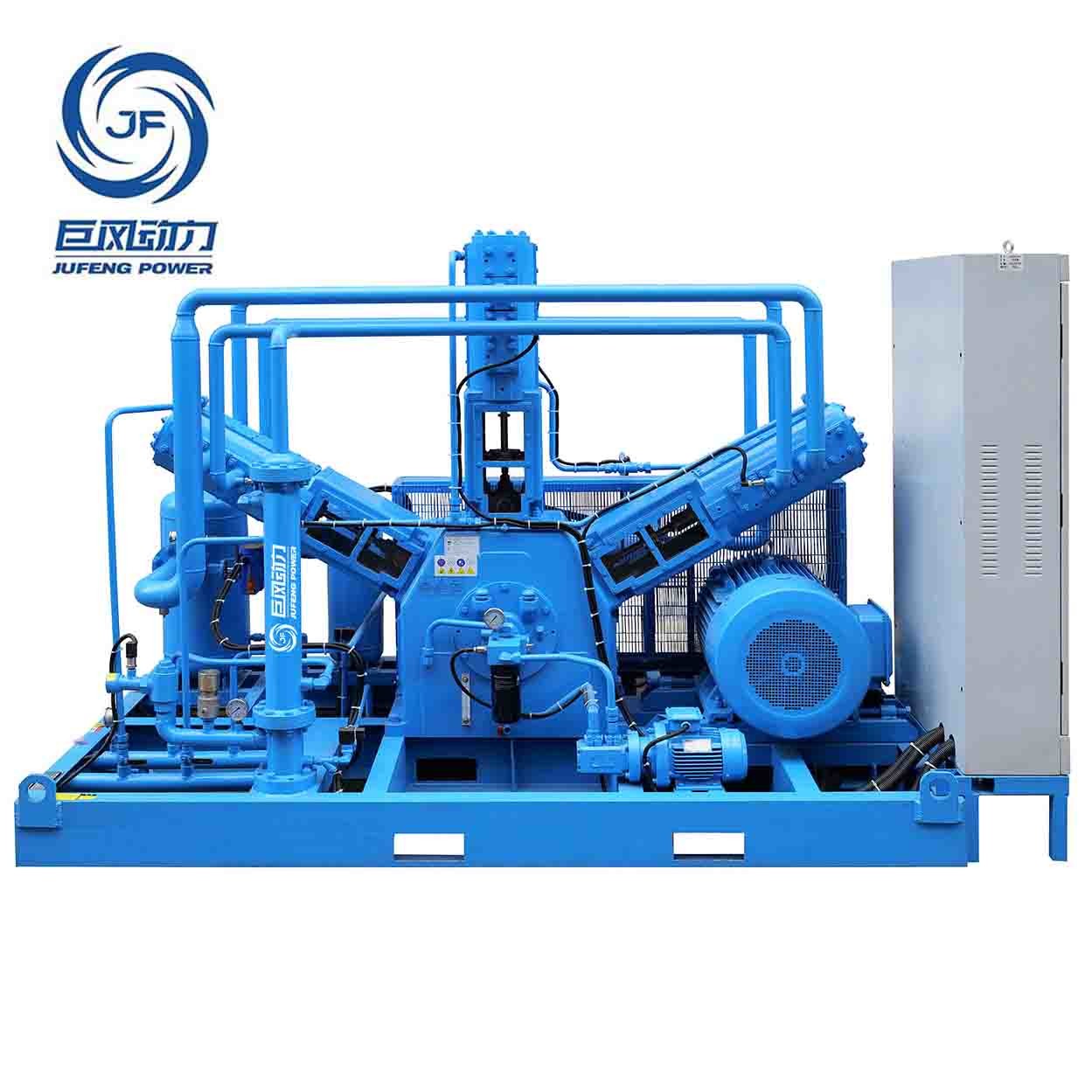 40bar High Pressure Oil Free Booster Air Compressor , Industrial Screw ...
